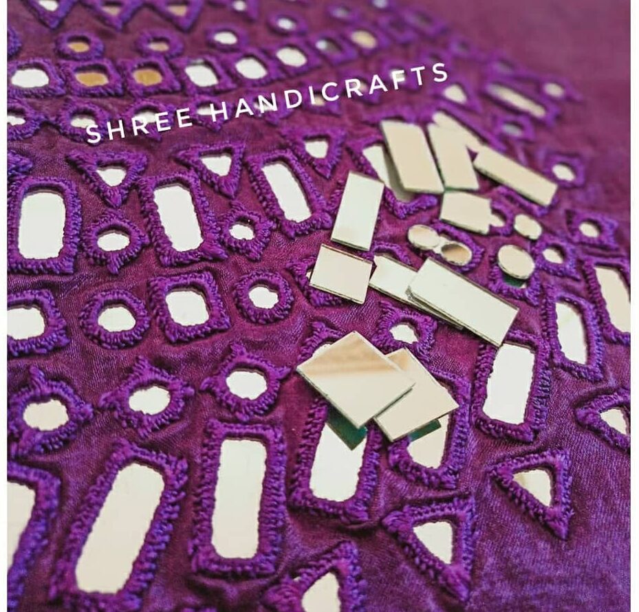 Hand Embroidered Silk Blouses ~ Shree Handicrafts - VintageAlmirah
